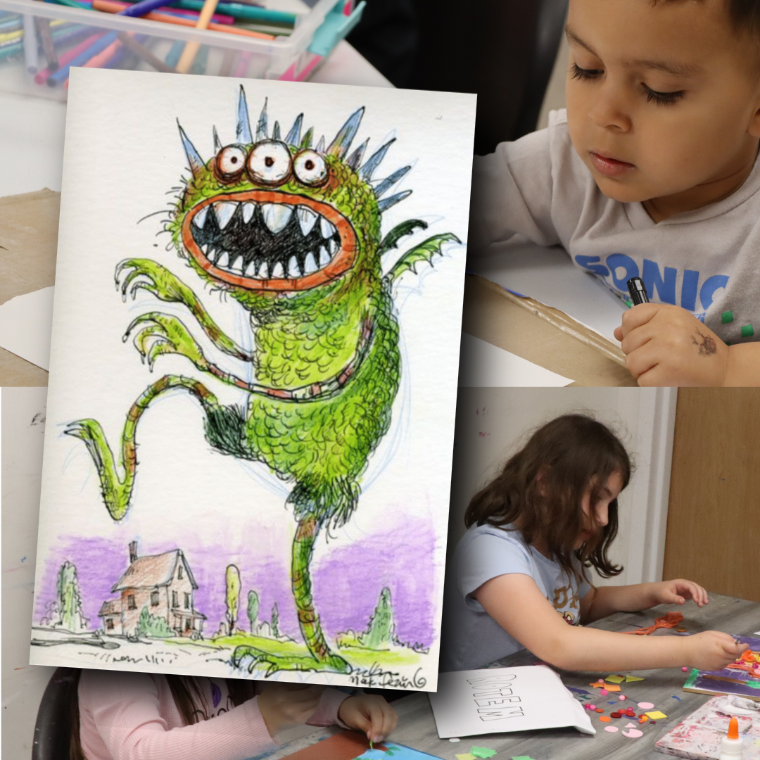 Drawing Monsters - One River School Manhasset